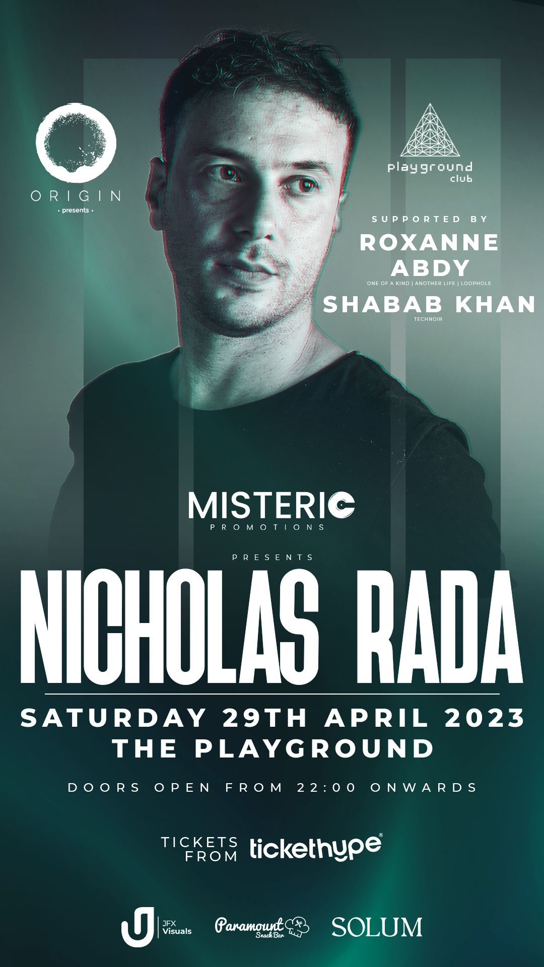 MISTERIC Promotions presents Nicolas Rada - Tickethype